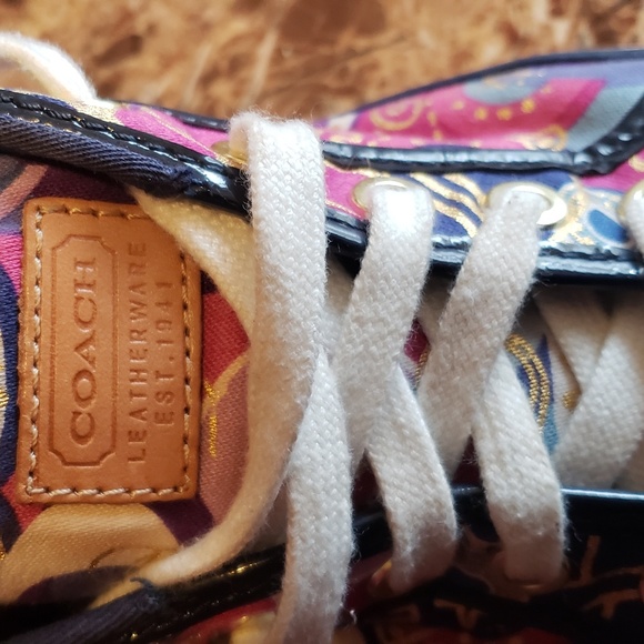 Coach | Shoes | Coach Poppy Barrett Sneaker | Poshmark